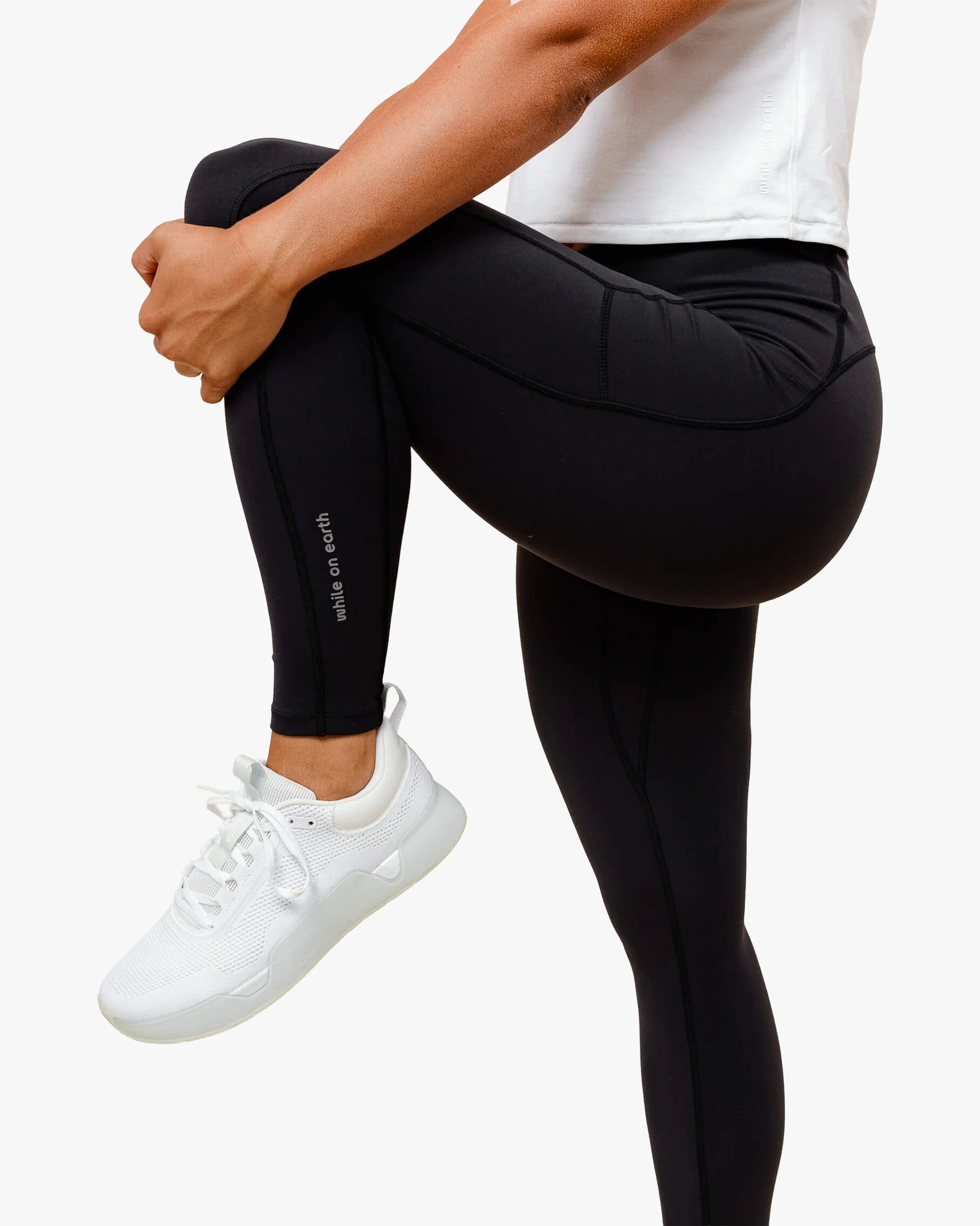 Buy WOE WOMEN'S MID-RISE INTENT TIGHT BLACK Online In Dubai, UAE – REP ...